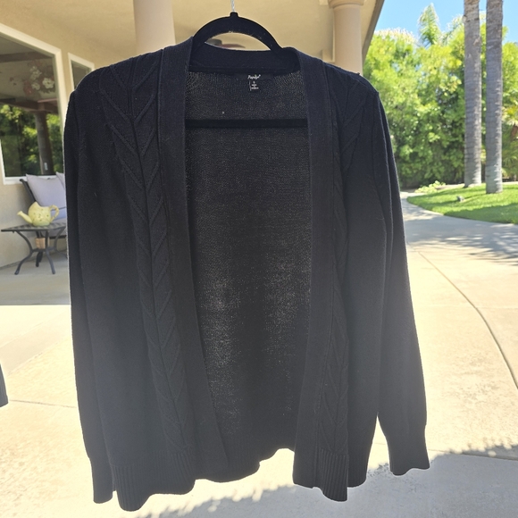 Papaya | Sweaters | Papaya Black Womens Cardigan Sweater | Poshmark